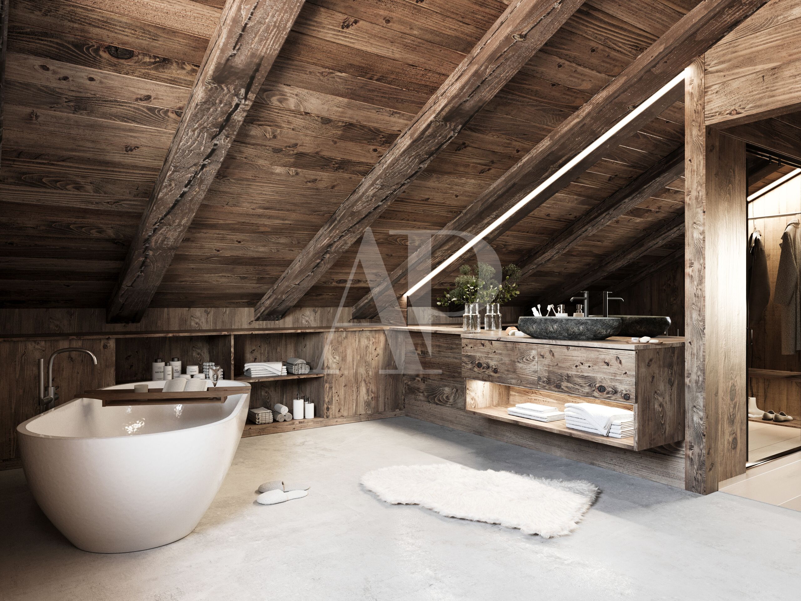 Exclusivity - Two superb new chalets on plan for sale